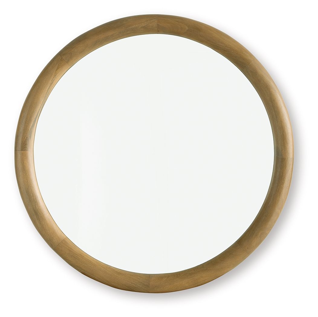 Yadiel - Accent Mirror - Brown – Fraser Furniture & Mattresses